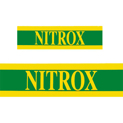 Nitrox identificatie sticker - deDuikspecialist in scubaduiken en ...