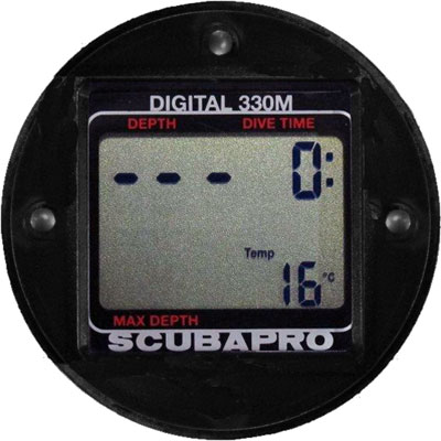 Scubapro: Digital 330 bottom timer / capsule - deDuikspecialist in scubaduiken en techduiken