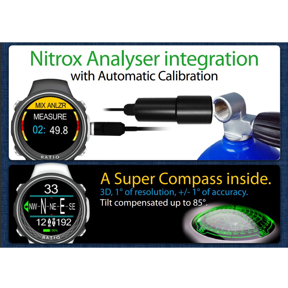 Ratio iDive Color Tech+ - deDuikspecialist in scubaduiken en techduiken