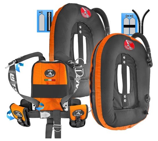 Divesystem: de Quickly Moby wing - deDuikspecialist in scubaduiken en techduiken